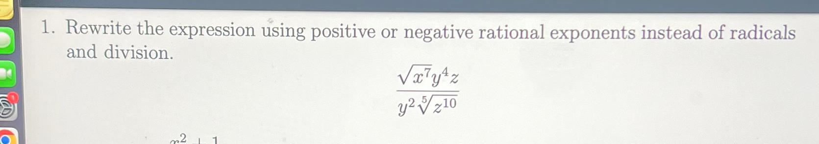 Solved Rewrite the expression using positive or negative | Chegg.com