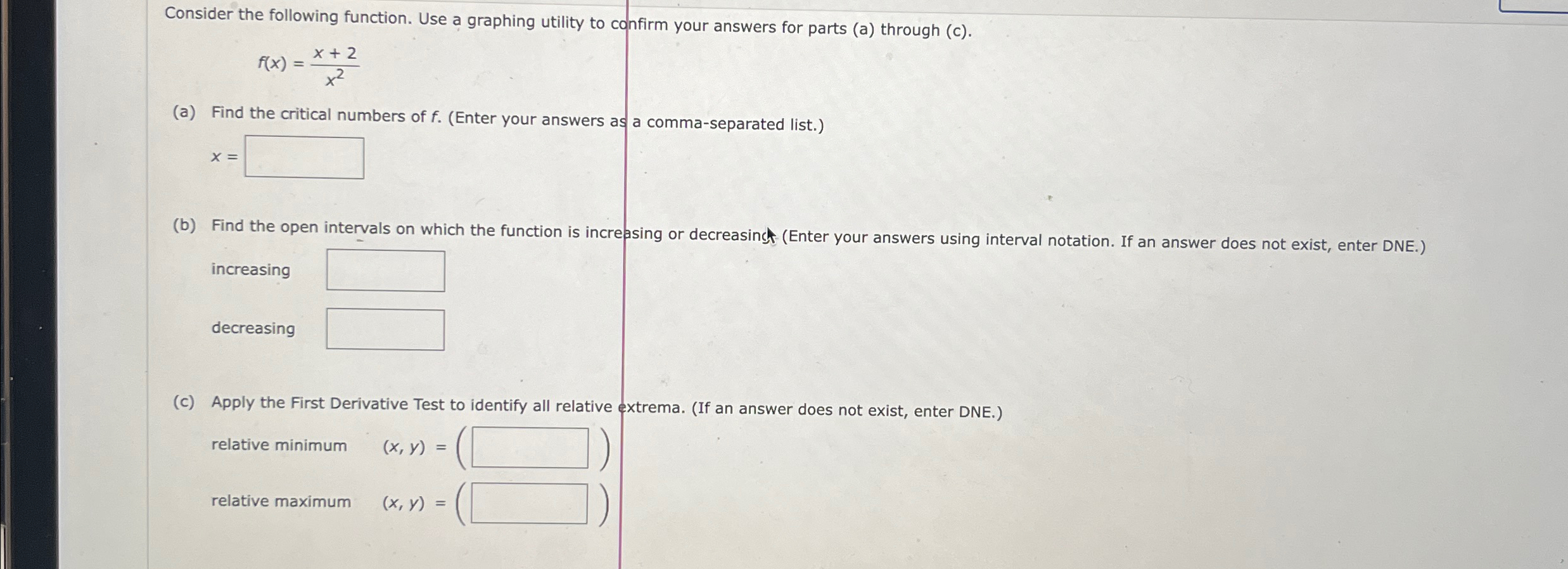 Consider The Following Function Use A Graphing 3688