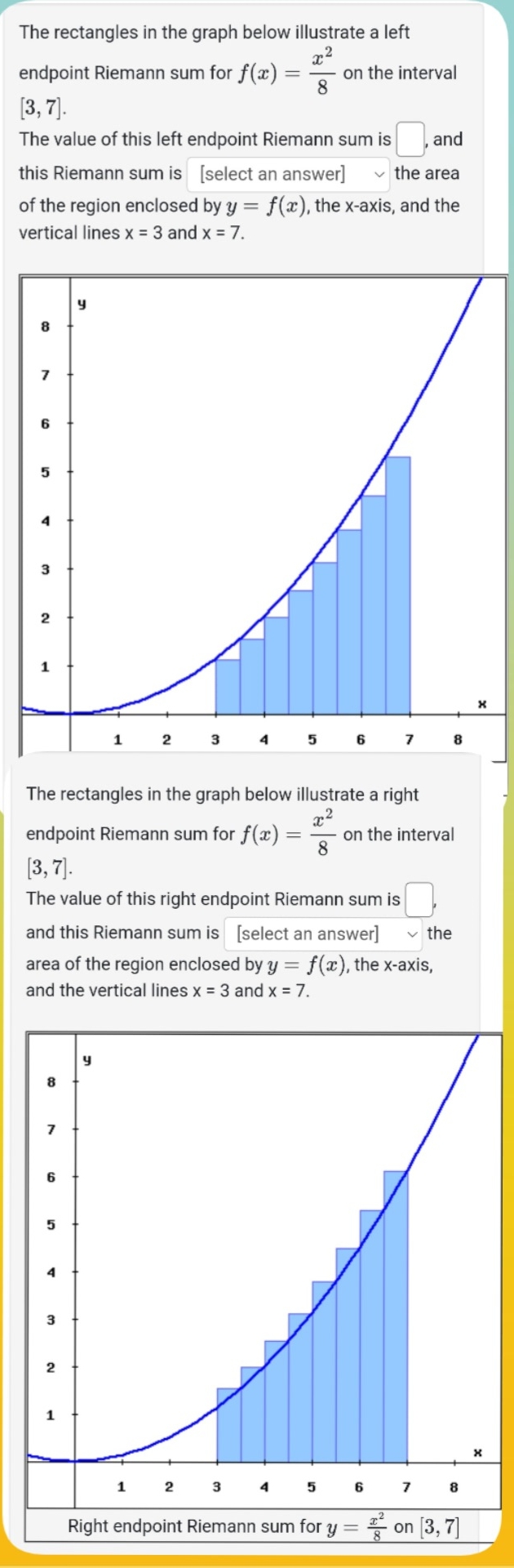 Solved The rectangles in the graph below illustrate a left | Chegg.com