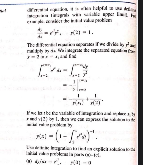Solved 27. Solutions Not Expressible in Terms of Elementary | Chegg.com