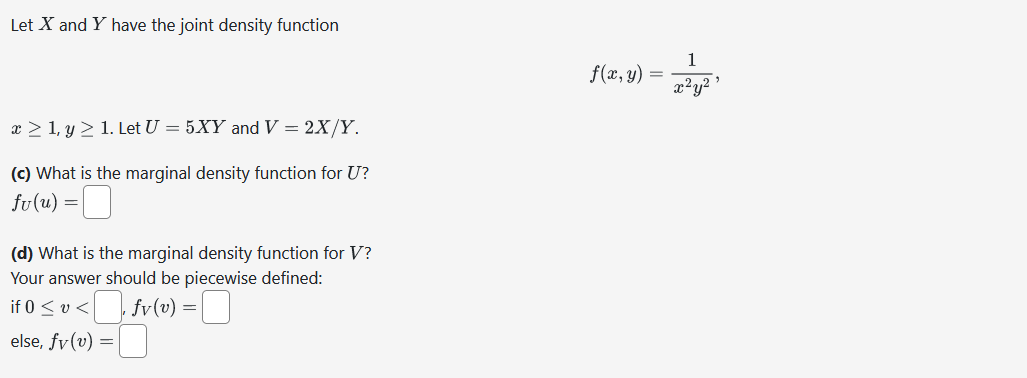Solved Let X and Y have the joint density function | Chegg.com