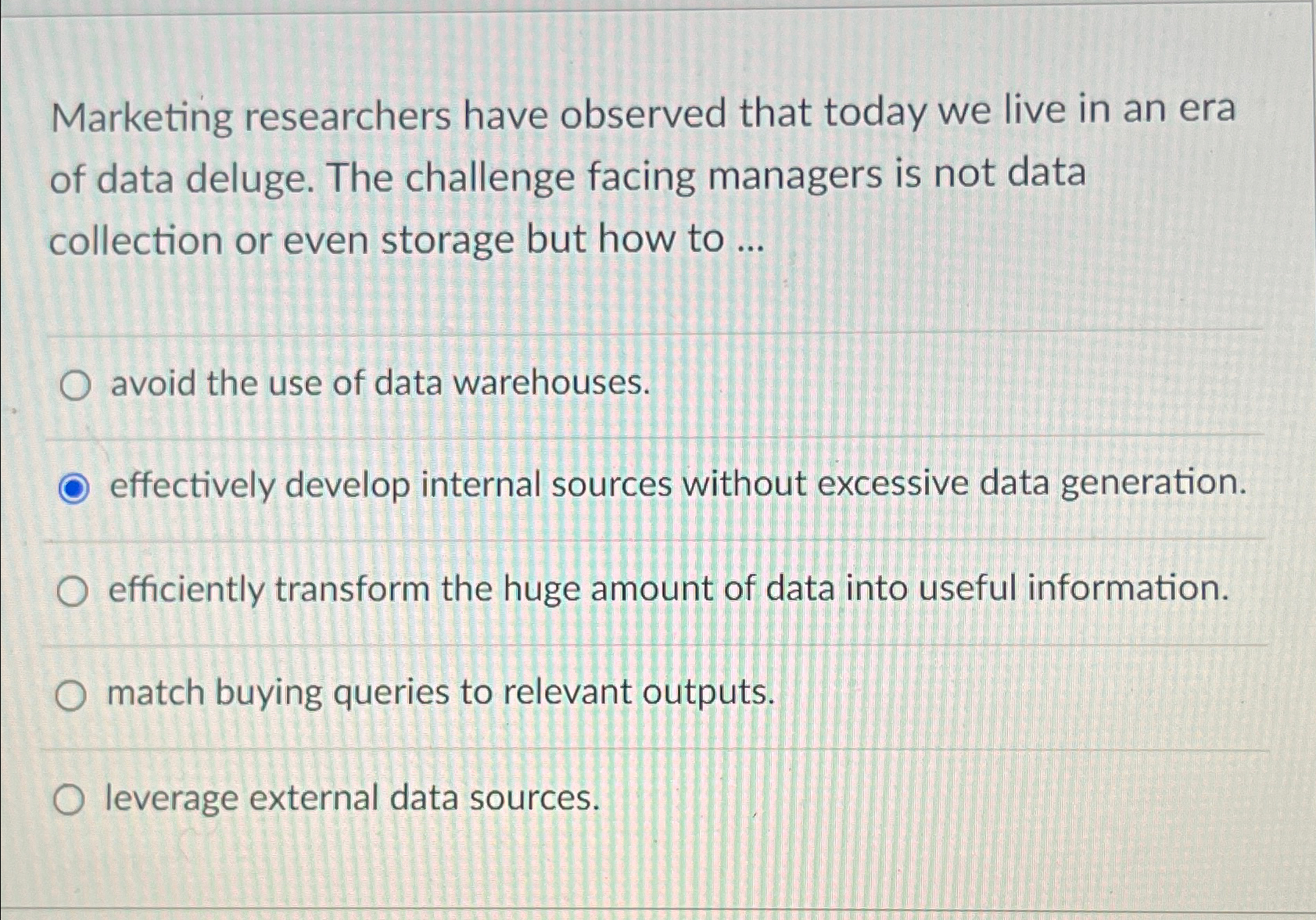 Solved Marketing researchers have observed that today we | Chegg.com