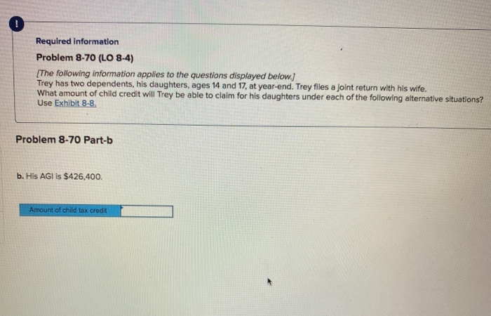Solved Required information Problem 8-70 (LO 8-4) [The | Chegg.com