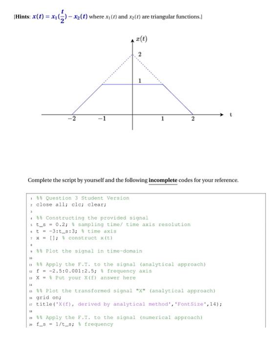 Solved Complete the script by yourself and the following | Chegg.com