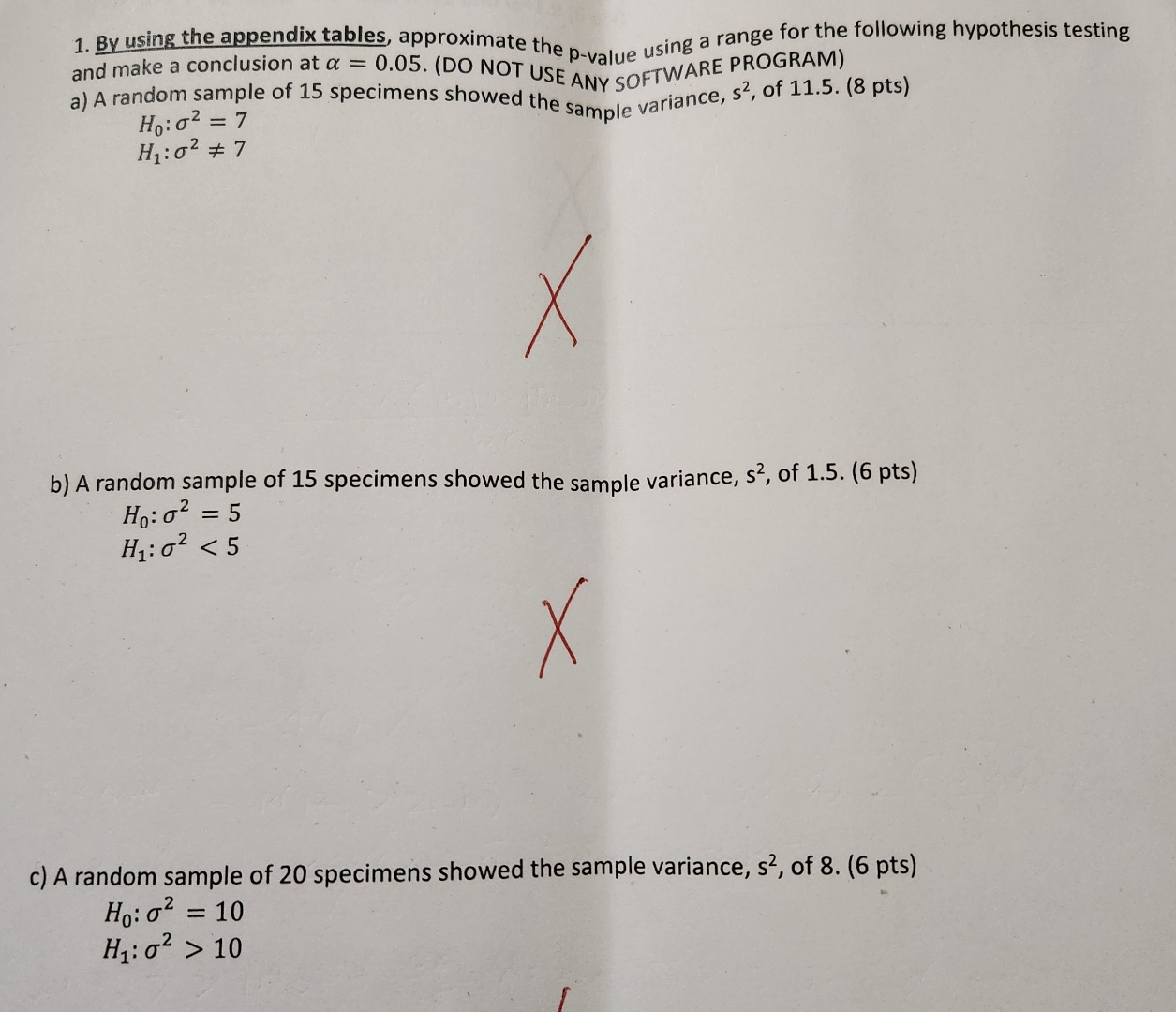 Solved By using the appendix tables, approximate the p-value | Chegg.com