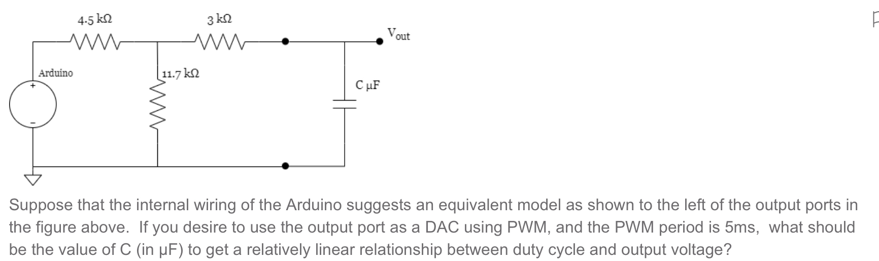 Solved Suppose that the internal wiring of the Arduino | Chegg.com