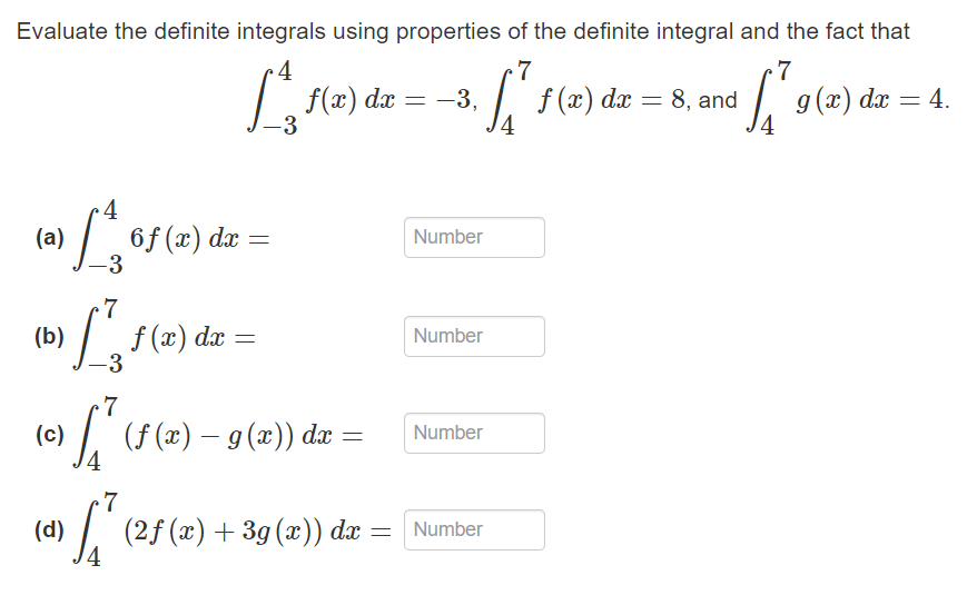 Solved Evaluate the definite integrals using properties of | Chegg.com
