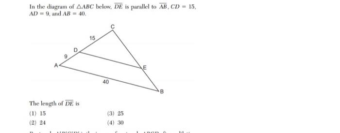 Solved On the set of axes below, AB is dilated by a scale | Chegg.com