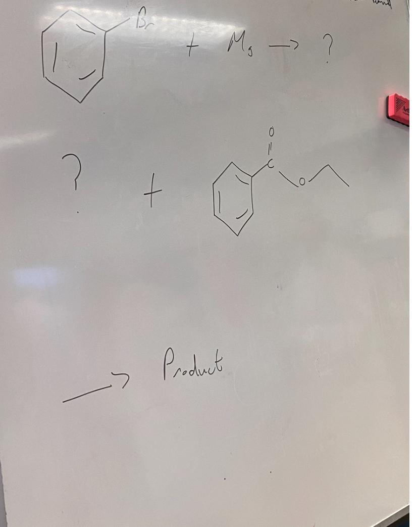 Solved Write the grignard reaction mechanism for triphenyl | Chegg.com