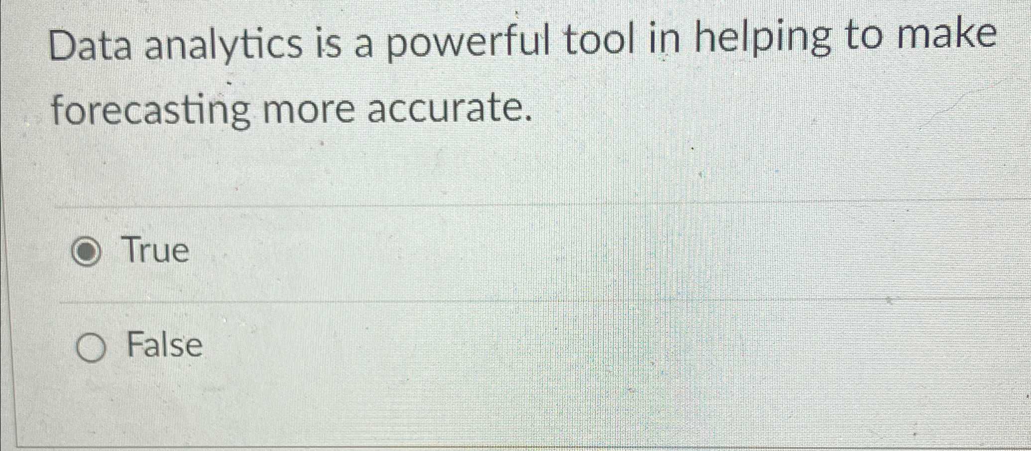 Solved Data analytics is a powerful tool in helping to make | Chegg.com