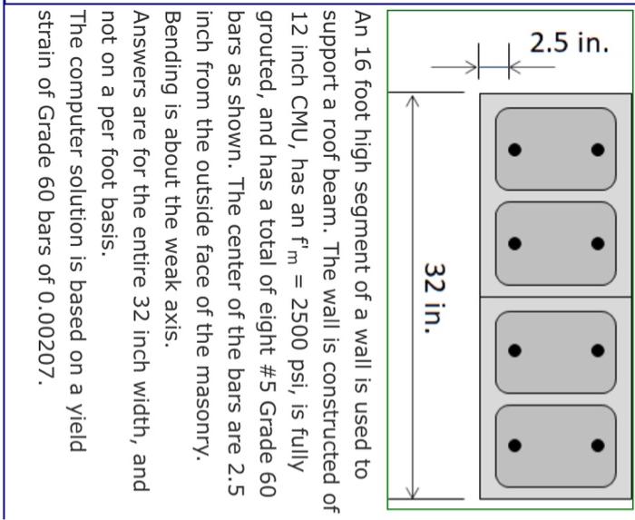 Solved An 16 foot high segment of a wall is used to support | Chegg.com