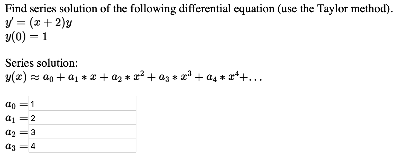 Solved Find series solution of the following differential | Chegg.com