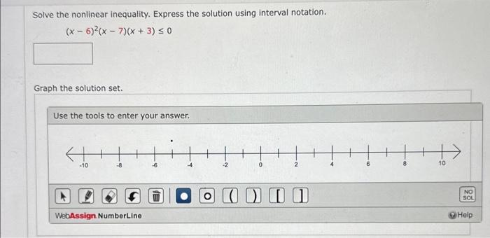 Solved Solve the nonlinear inequality. Express the solution | Chegg.com