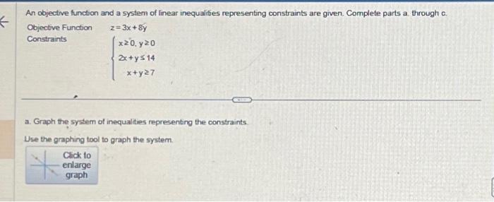 Solved Objective Function Z 3x 8y Constraints