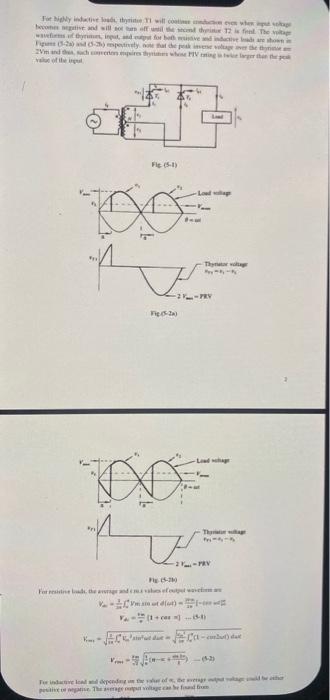 Solved Controlled Rectifiers - Single Phase Full Wave | Chegg.com