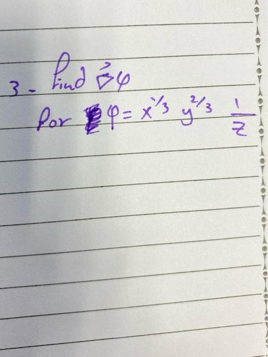 Solved ∇×r3r,∣r∣r=x ^+y ^+zk^=r=(x2+y2+z2) F for, | Chegg.com