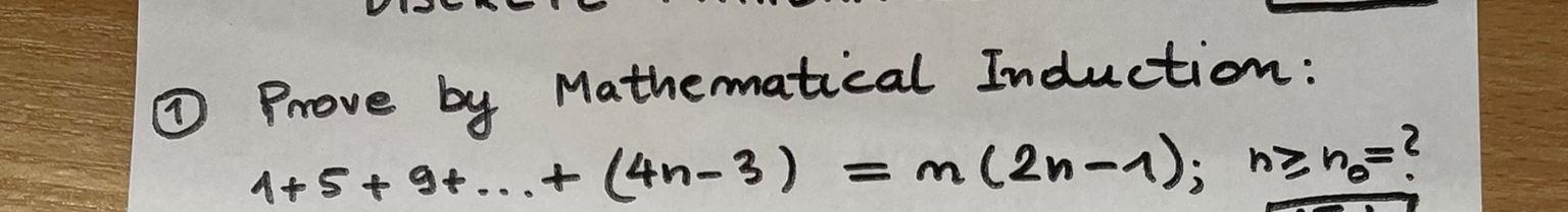 Solved (1) ﻿Prove by Mathematical | Chegg.com