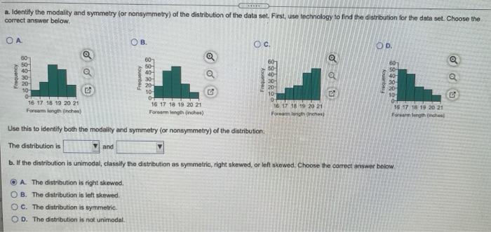 Solved A simple quantitative data set has been provided. Use | Chegg.com