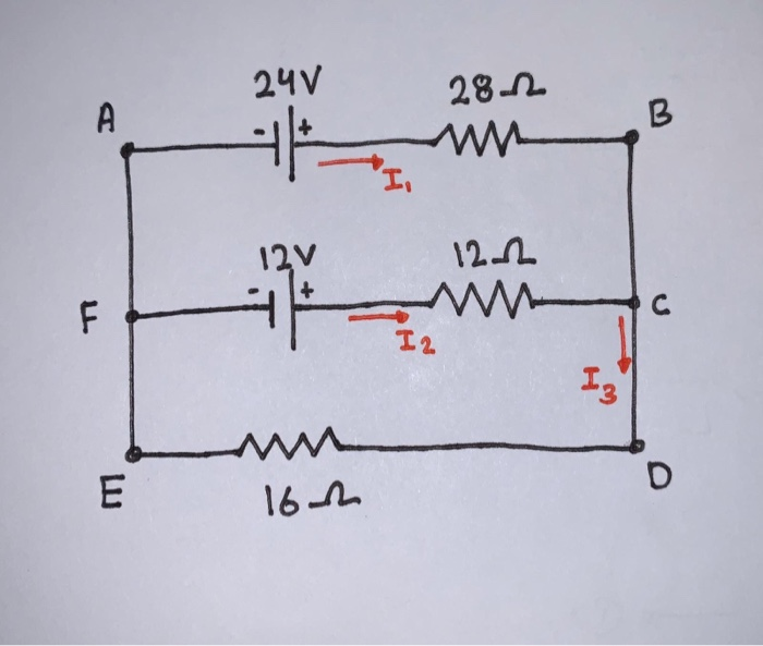 Solved In this figure. Find the current ( I1,I2,I3 ) in each | Chegg.com