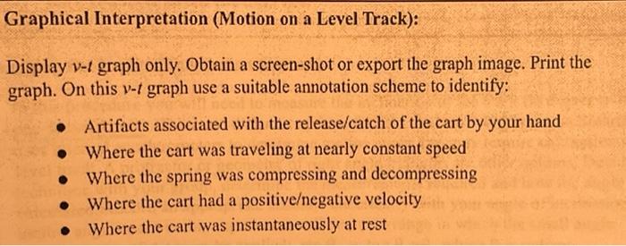 Solved annotate the following graph of a rebounding cart on | Chegg.com