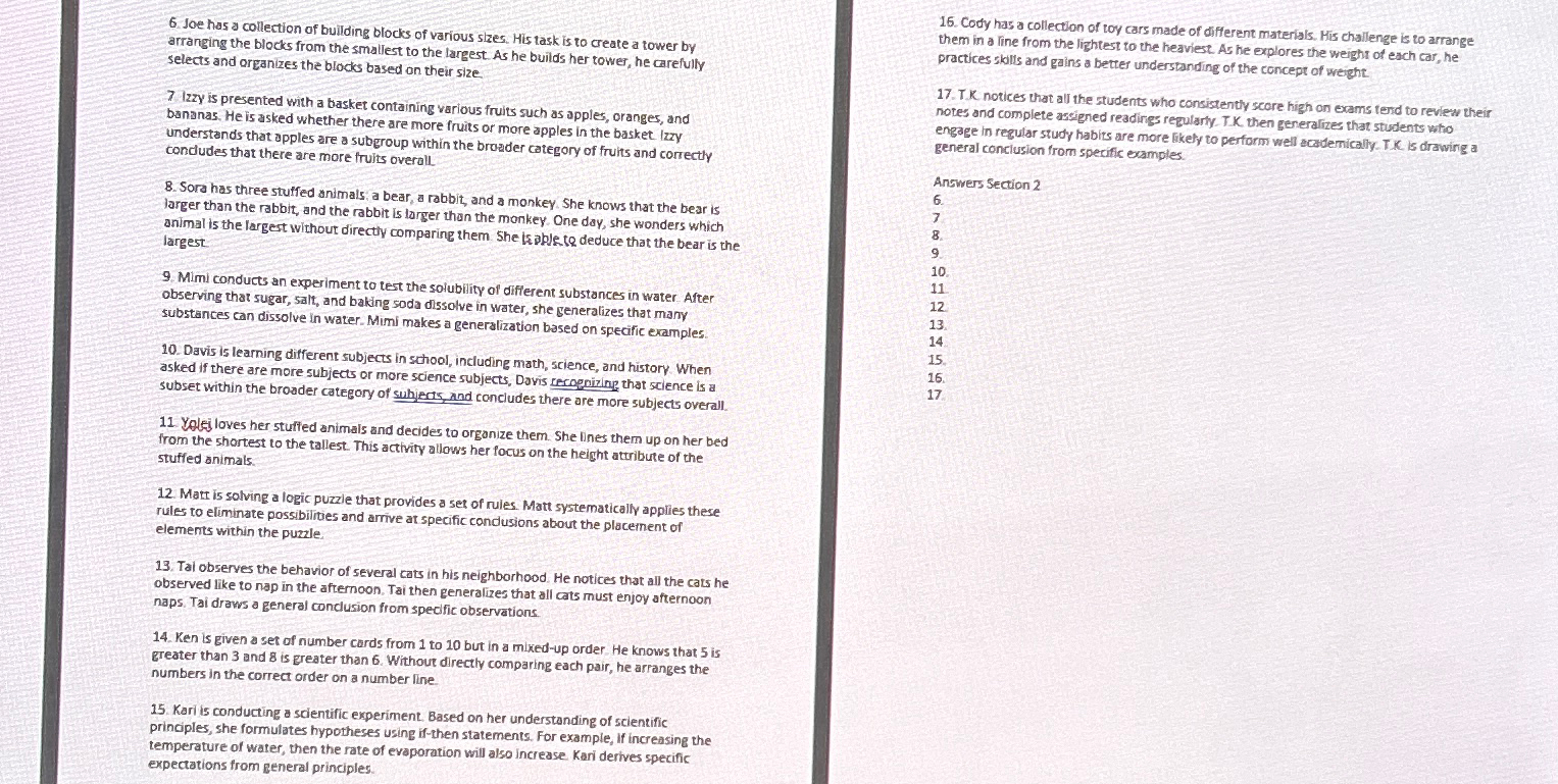 Solved Joe has a collection of building blocks of various | Chegg.com