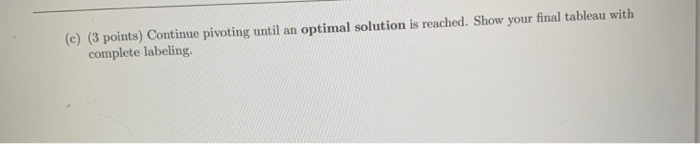 Solved 3. (11 points) Use duality to solve the linear | Chegg.com