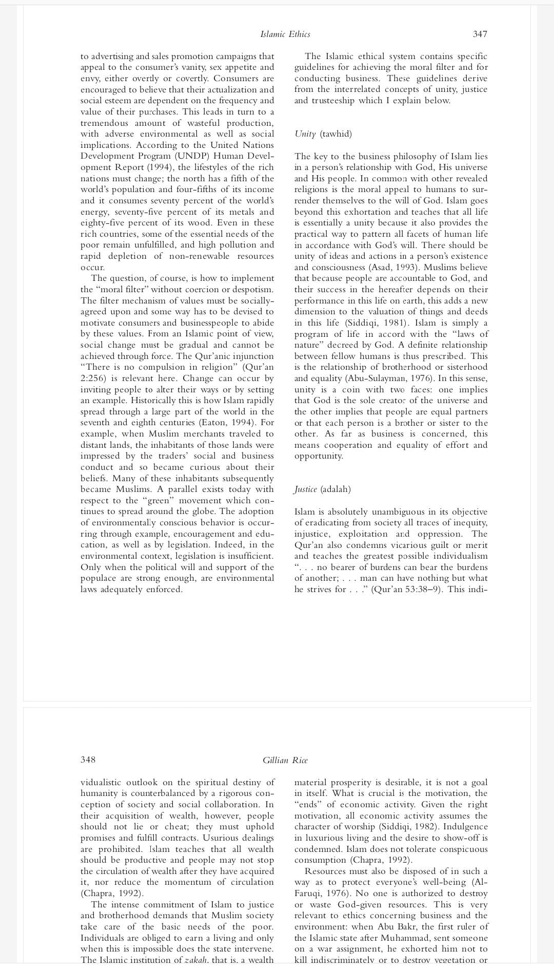 Solved 346 Gillian Rice My focus in this paper is on the | Chegg.com