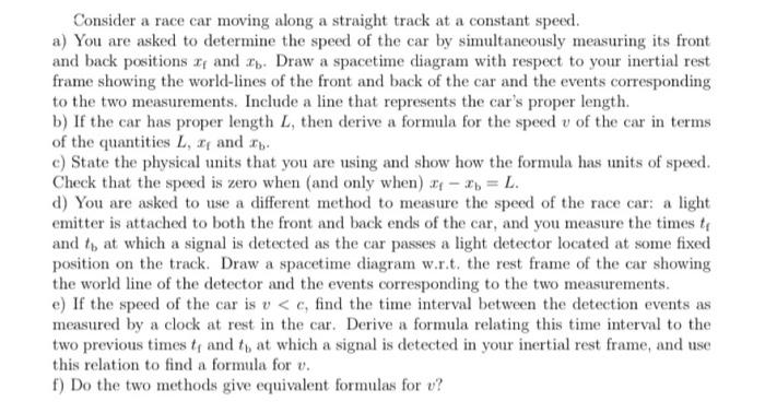 Solved topic is general relativity, please solve within that | Chegg.com