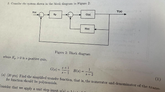 Solved Considere el sistema que se muestra en el diagrama de | Chegg.com