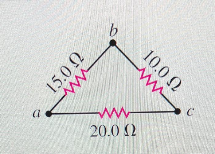 Solved A triangular array of resistors is shown in (Figure | Chegg.com