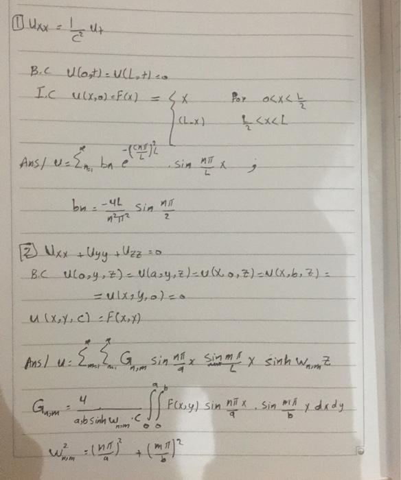 Solved Using the method of separating the variables, find | Chegg.com