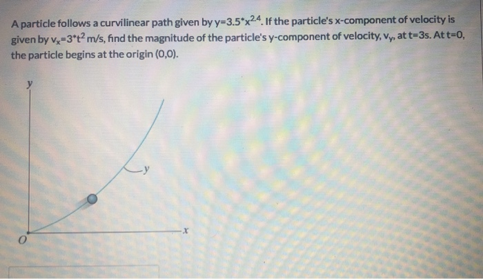 Solved A particle follows a curvilinear path given by | Chegg.com
