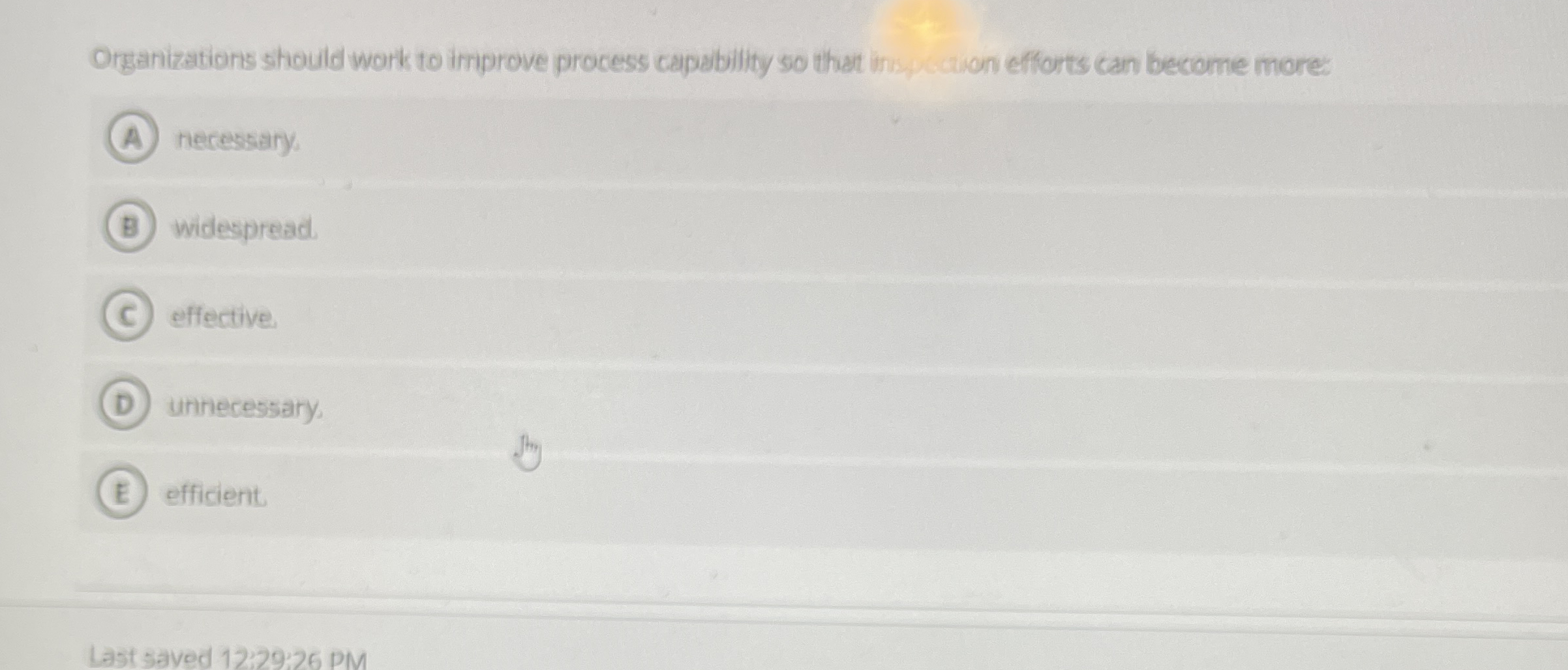 Solved Organizations should work to improve process | Chegg.com