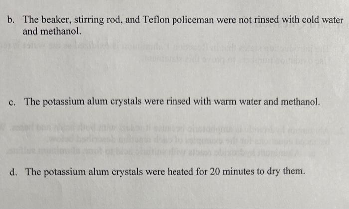[Solved]: For each scenario below, indicate if the percent
