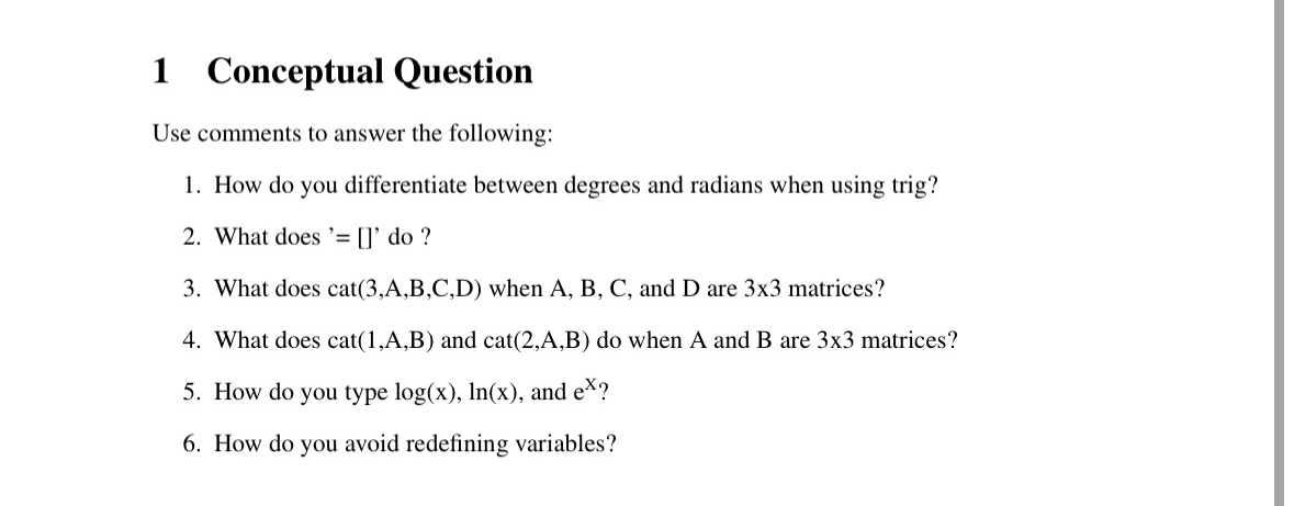Solved Make sure the title of the MATLAB code is appropriate | Chegg.com