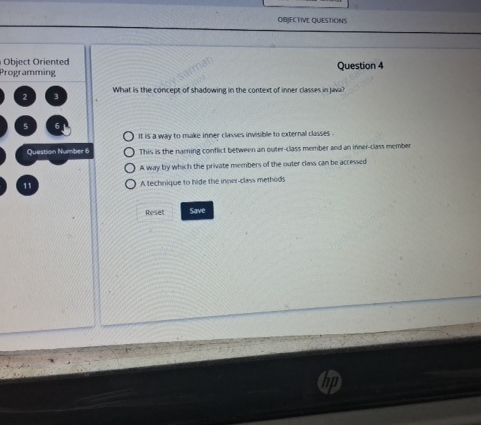 Solved OBjFCTINL QuesIIONSObject Oriented | Chegg.com
