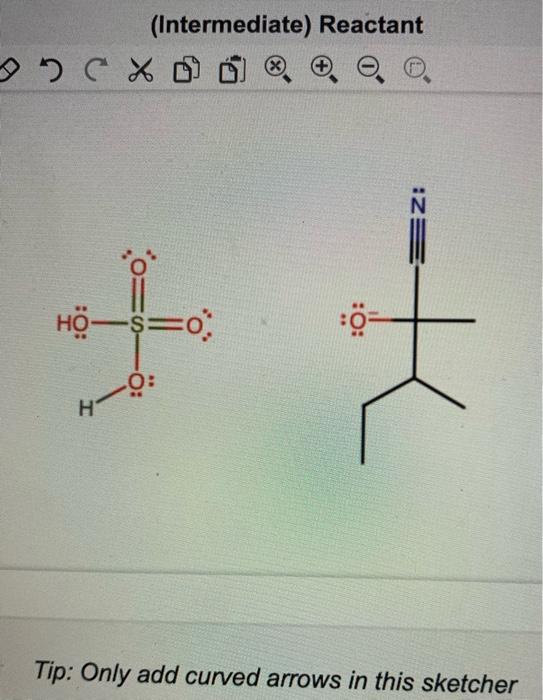 Solved Tip: Only add curved arrows in this sketcher | Chegg.com