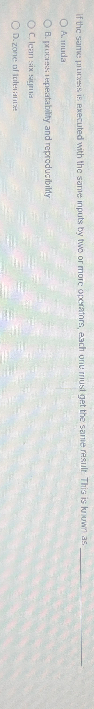 Solved If the same process is executed with the same inputs | Chegg.com