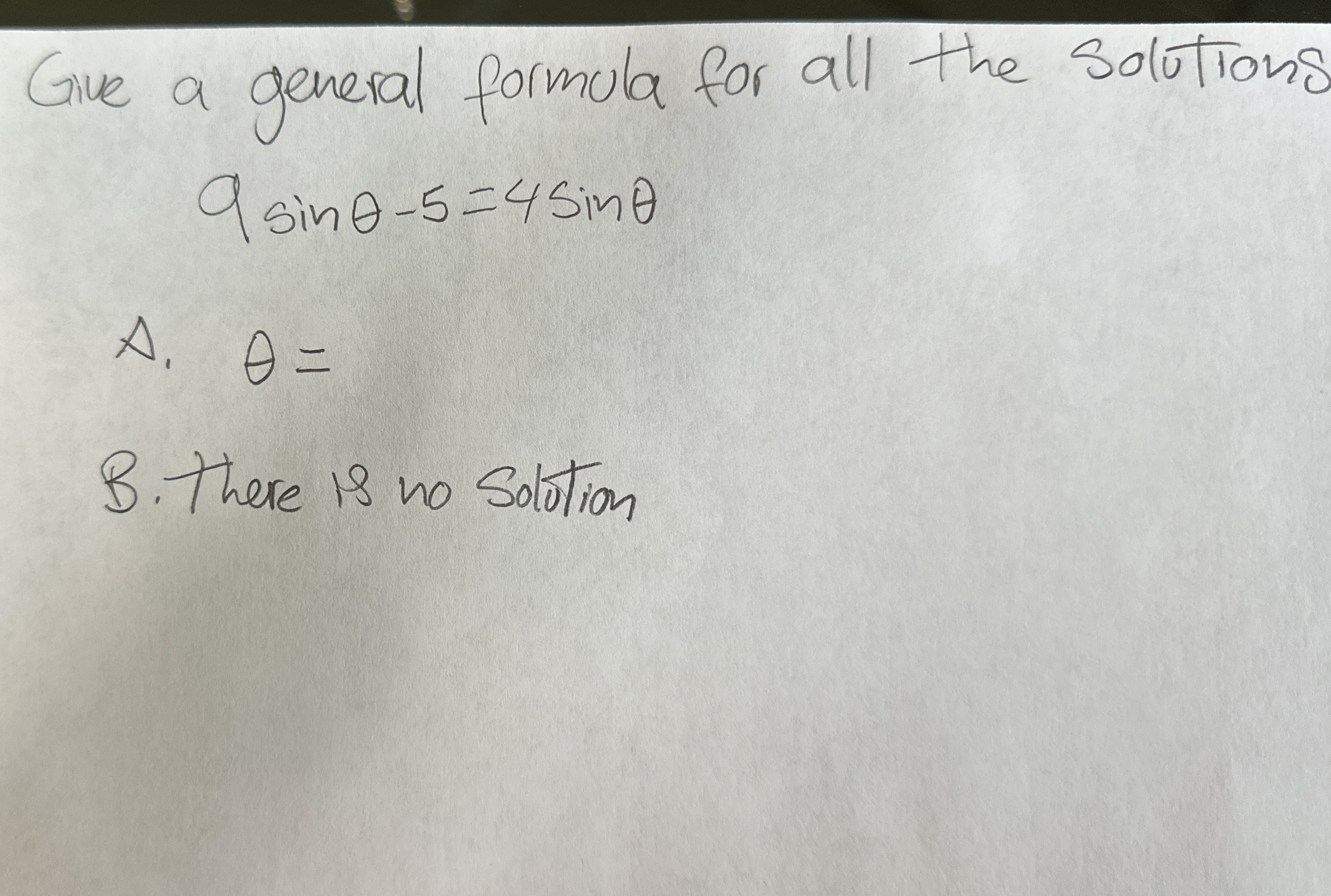 Solved Give a general formula for all the | Chegg.com