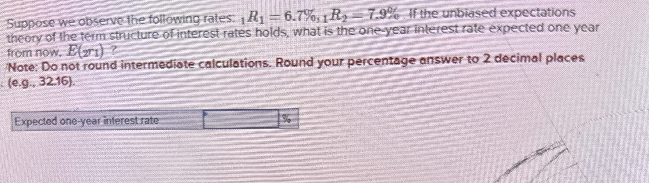 Solved Suppose we observe the following rates: | Chegg.com