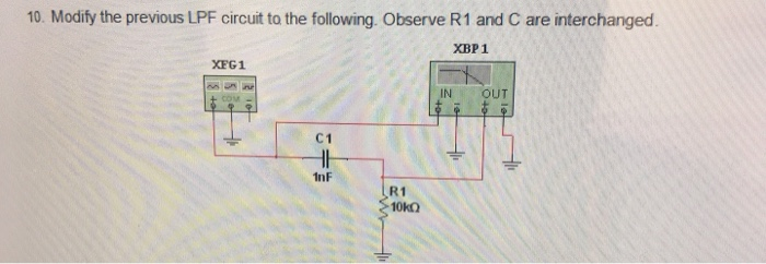 Build the following circuit on Multisim. 1. XBP1 XFG1 | Chegg.com