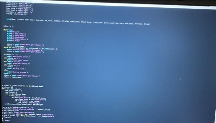 Solved can you fix it?It has to Reading CSV file, Displaying | Chegg.com
