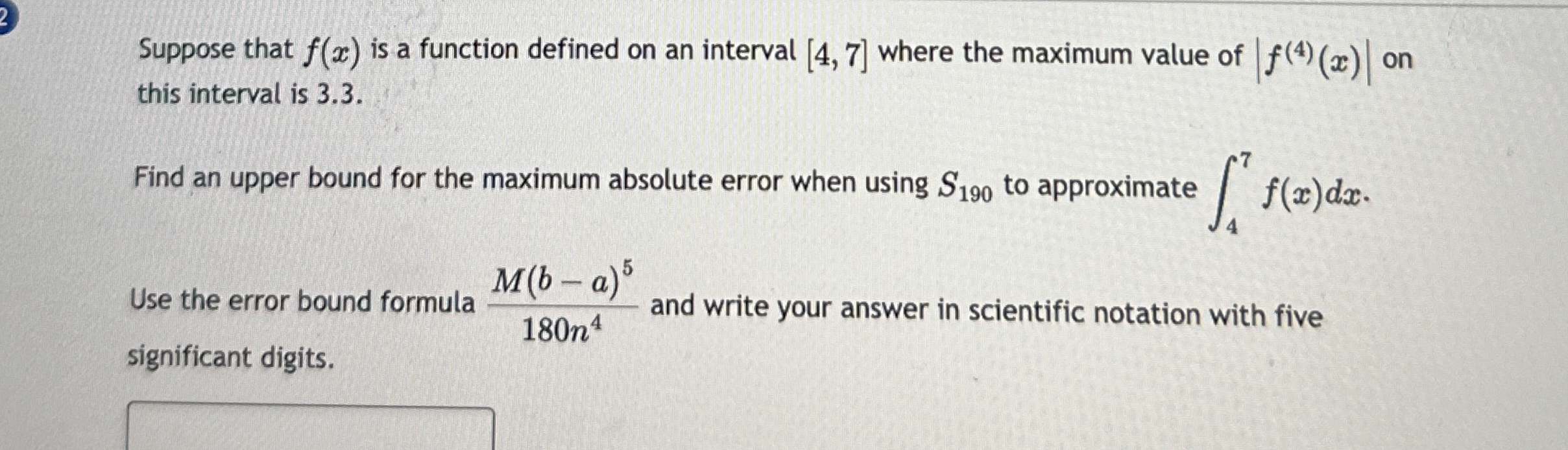 Solved Suppose that f(x) ﻿is a function defined on an | Chegg.com