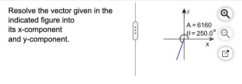 Solved Resolve the vector given in theindicated figure | Chegg.com