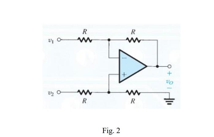 Solved Derive the expression for output voltage v0 as a | Chegg.com