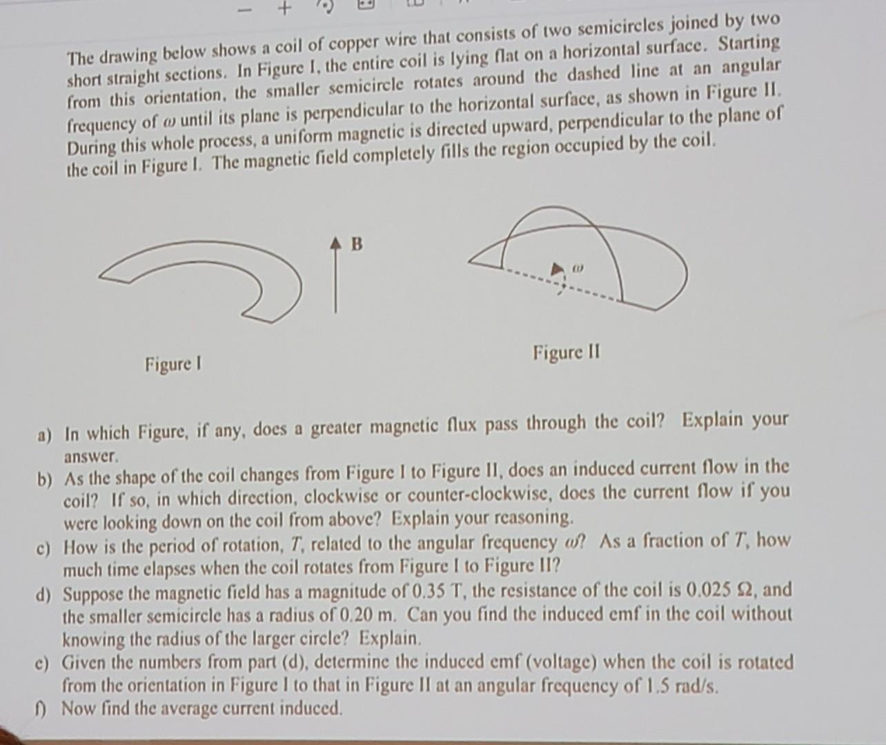 Solved The drawing below shows a coil of copper wire that | Chegg.com