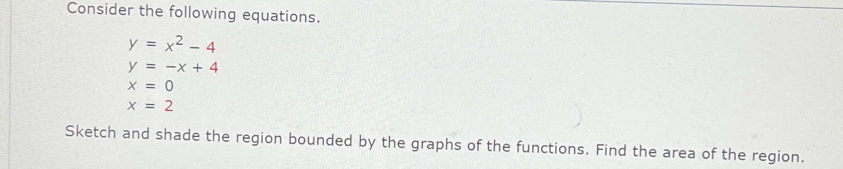 Solved Consider the following | Chegg.com
