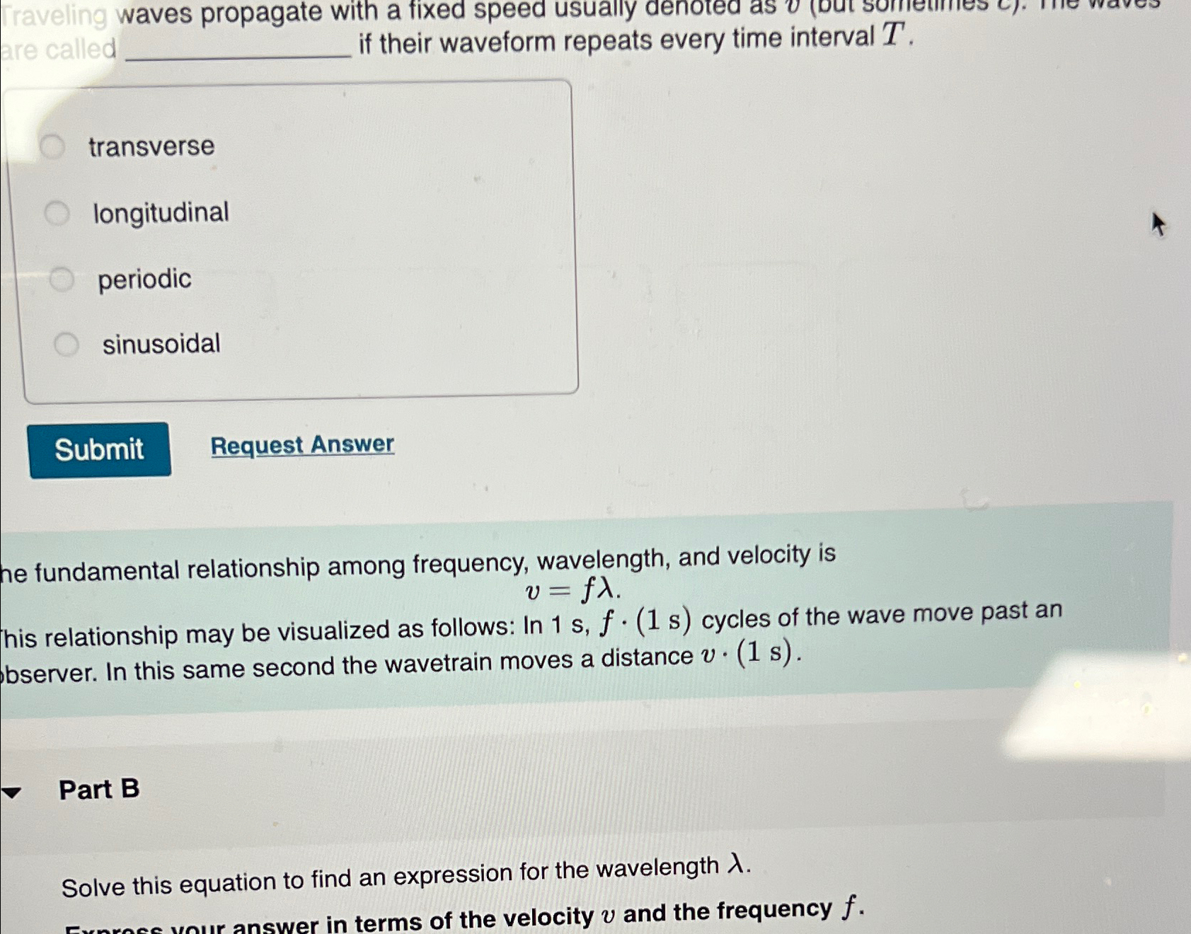 Solved are called q, ﻿if their waveform repeats every time | Chegg.com