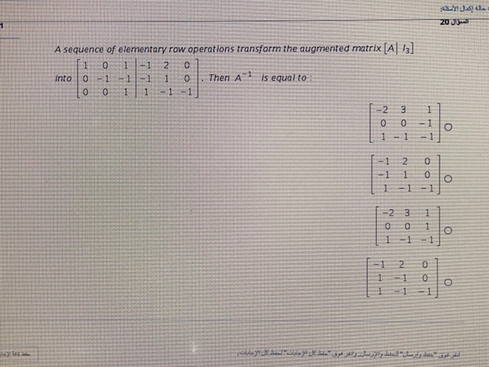 Solved If A is a singular matrix, then x= 3 X Let A be a 3x3 | Chegg.com