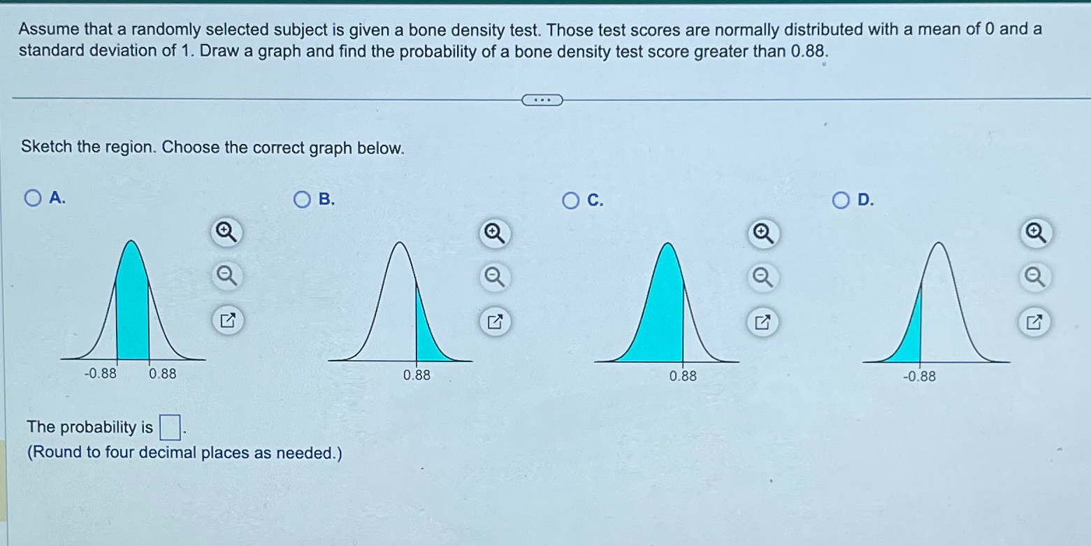 Solved Assume that a randomly selected subject is given a | Chegg.com